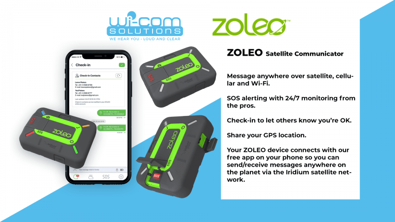 Zoleo - Zoleo Satellite Communicator - Wi-Com Solutions Inc.