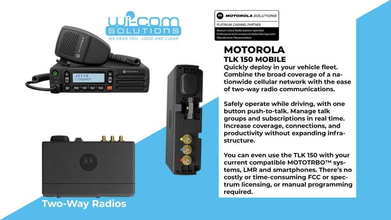 APX™ 6000 P25 - Wi-Com Solutions Inc.