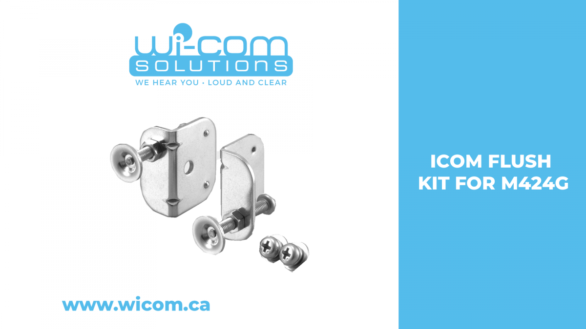 ICOM FLUSH MOUNT KIT FOR M424G - Wi-Com Solutions Inc.