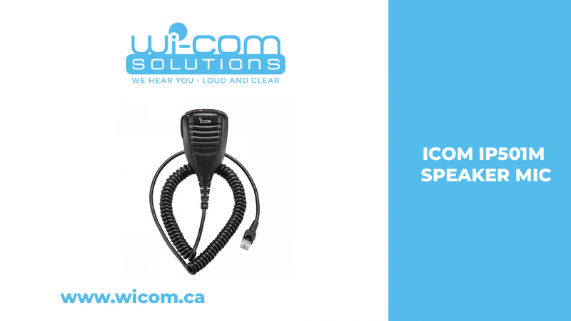 ICOM IP501M SPEAKER MIC - Wi-Com Solutions Inc.