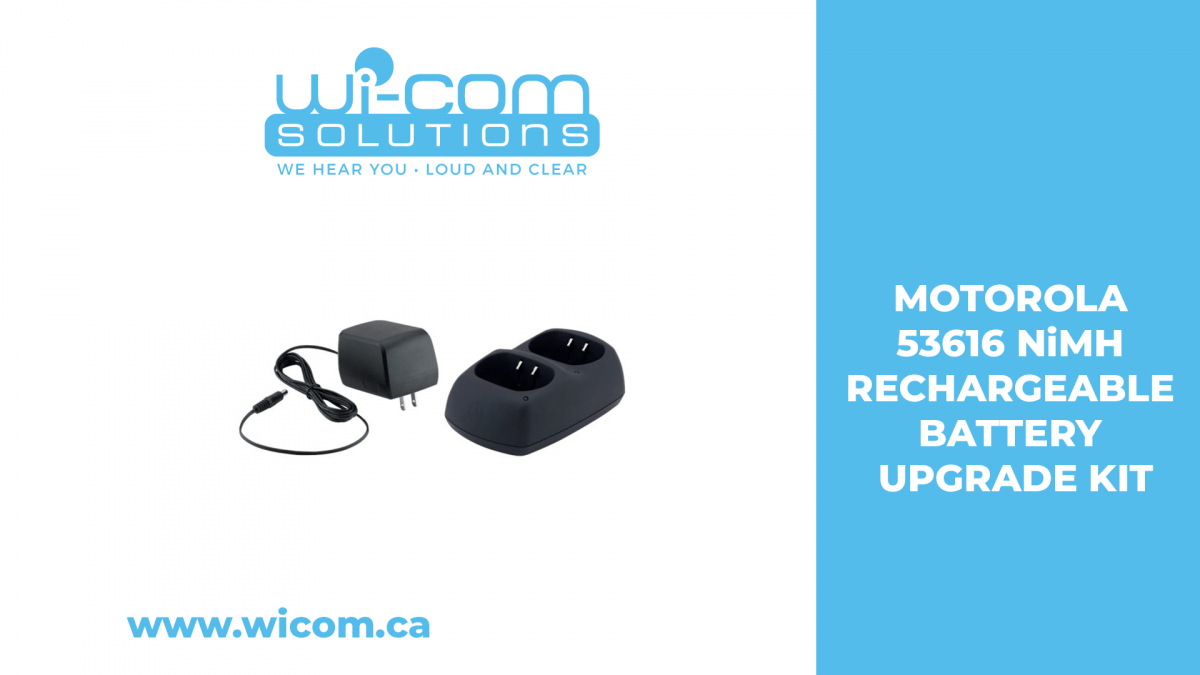 MOTOROLA 53616 NiMH RECHARGEABLE BATTERY UPGRADE KIT - Wi-Com Solutions ...