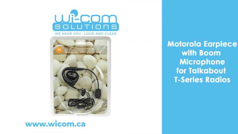 Motorola Earpiece with Boom Microphone Talkabout T-Series Radios - Wi ...