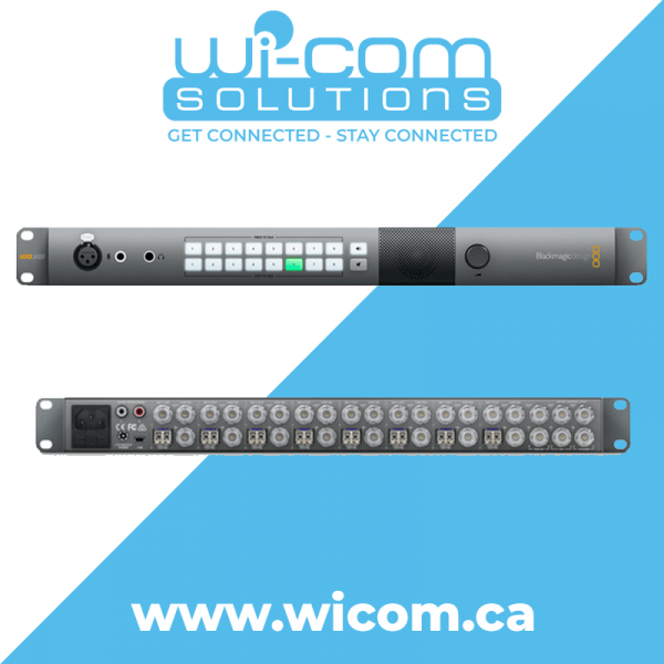BLACKMAGIC ATEM STUDIO TALKBACK CONVERTER - Wi-Com Solutions Inc.