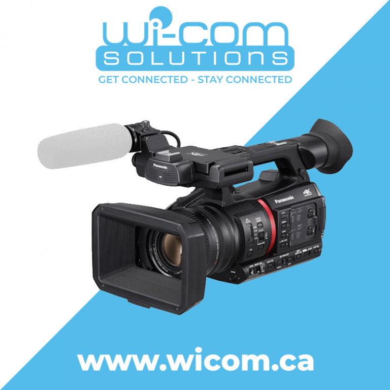 Panasonic AG-CX350 4K CAMCORDER LIVESTREAM - Wi-Com Solutions Inc.