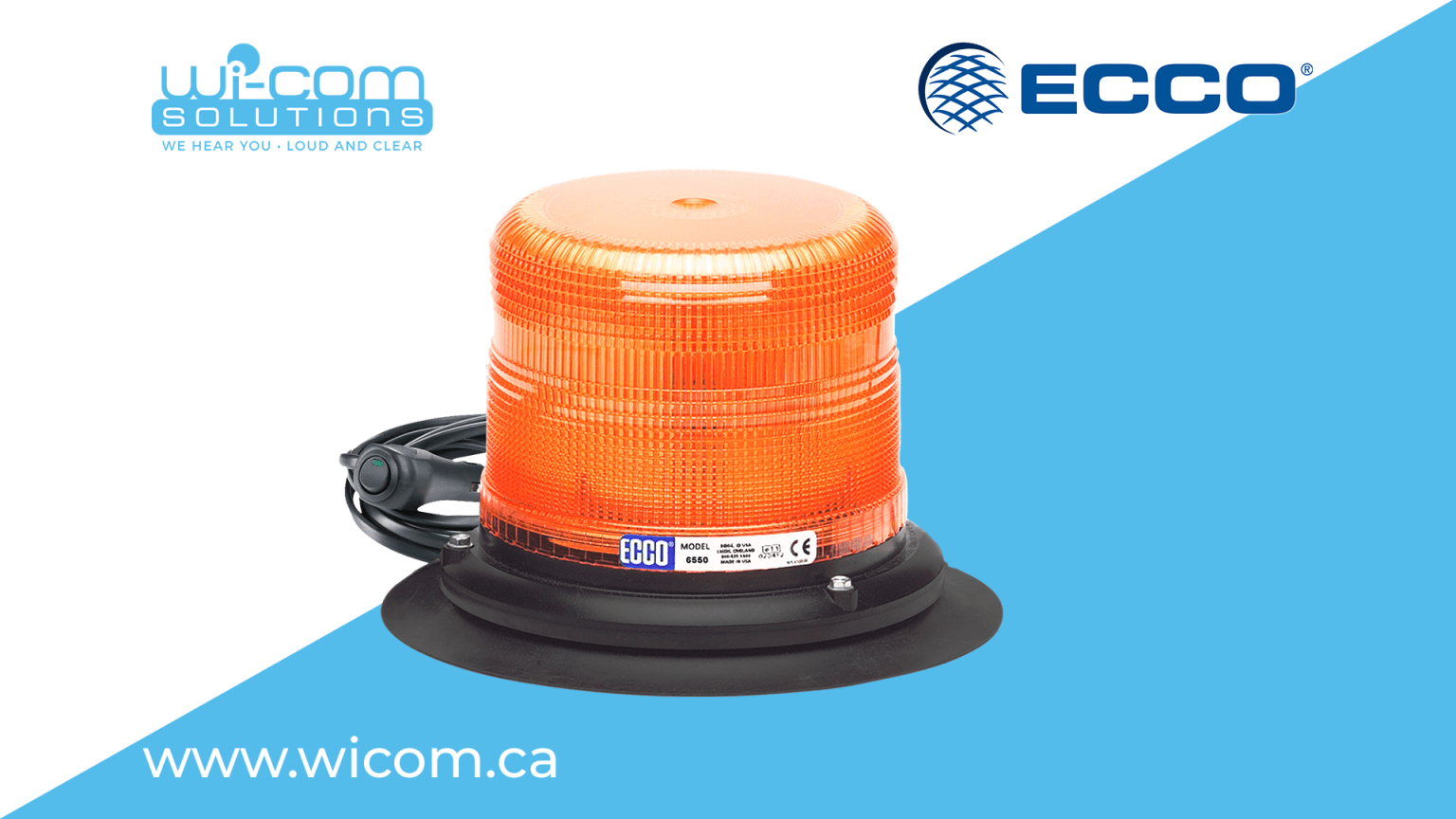 ECCO 6550 SERIES STROBE BEACON - Wi-Com Solutions Inc.