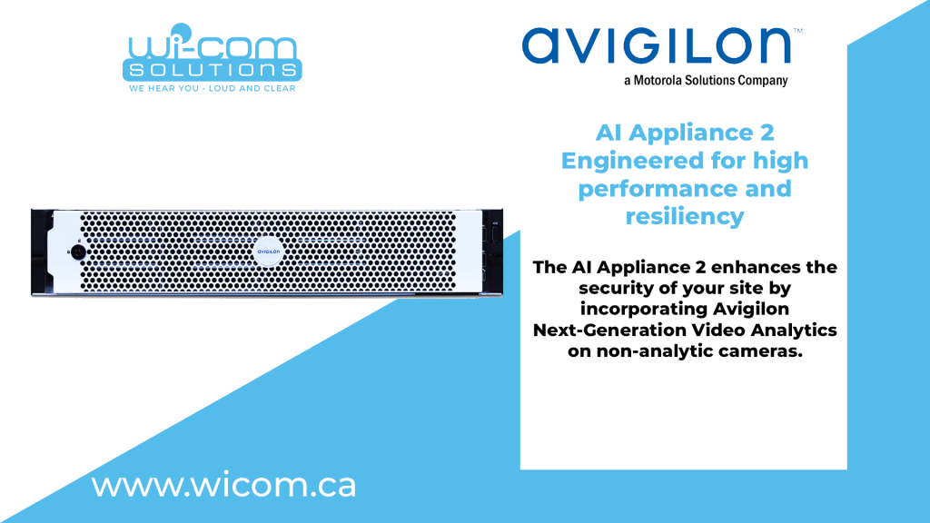AVIGILON AI Appliance 2 - Wi-Com Solutions Inc.