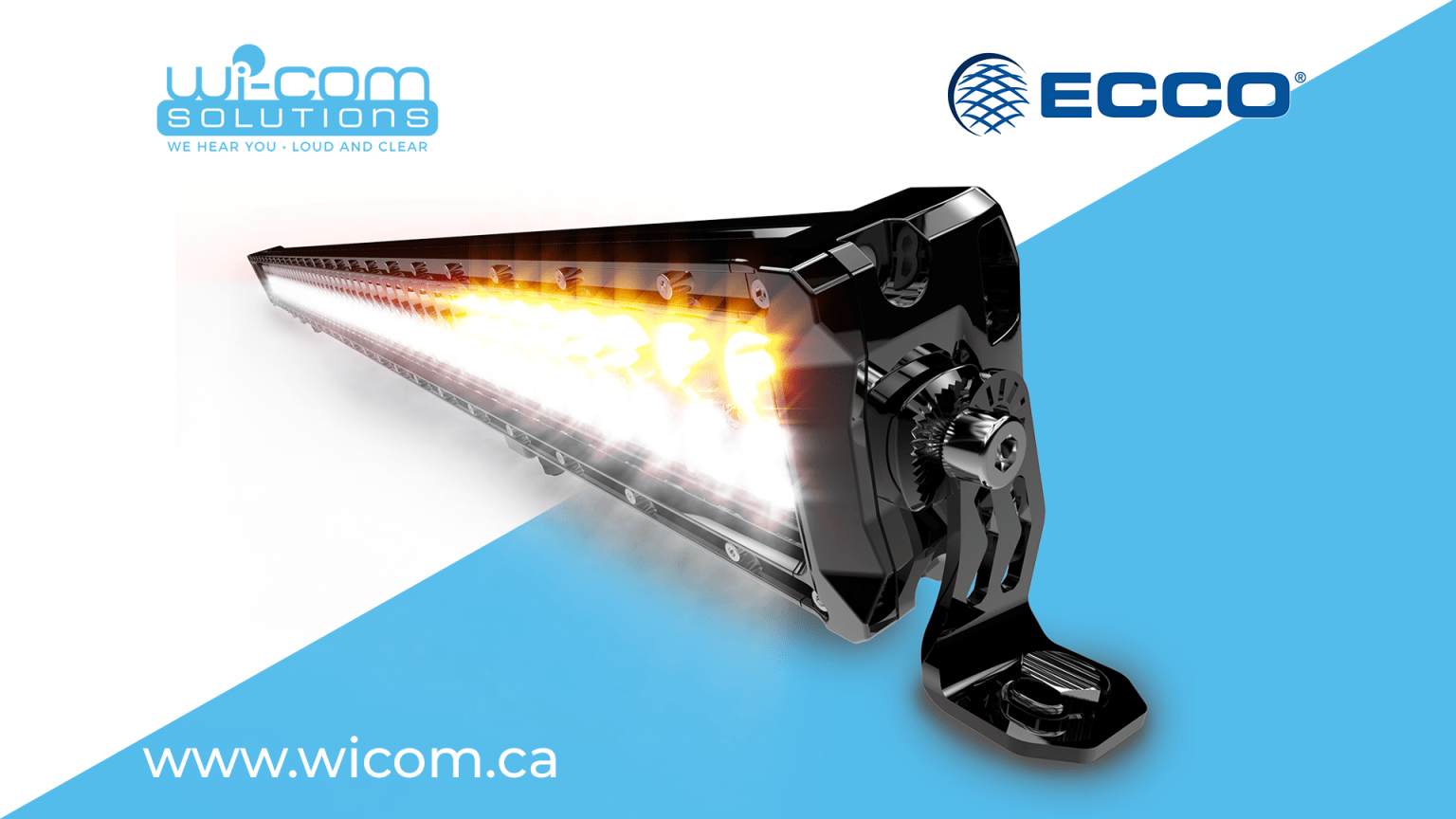 ECCO 11 SERIES REFLEXL Narrow LED Lightbar - Wi-Com Solutions Inc.