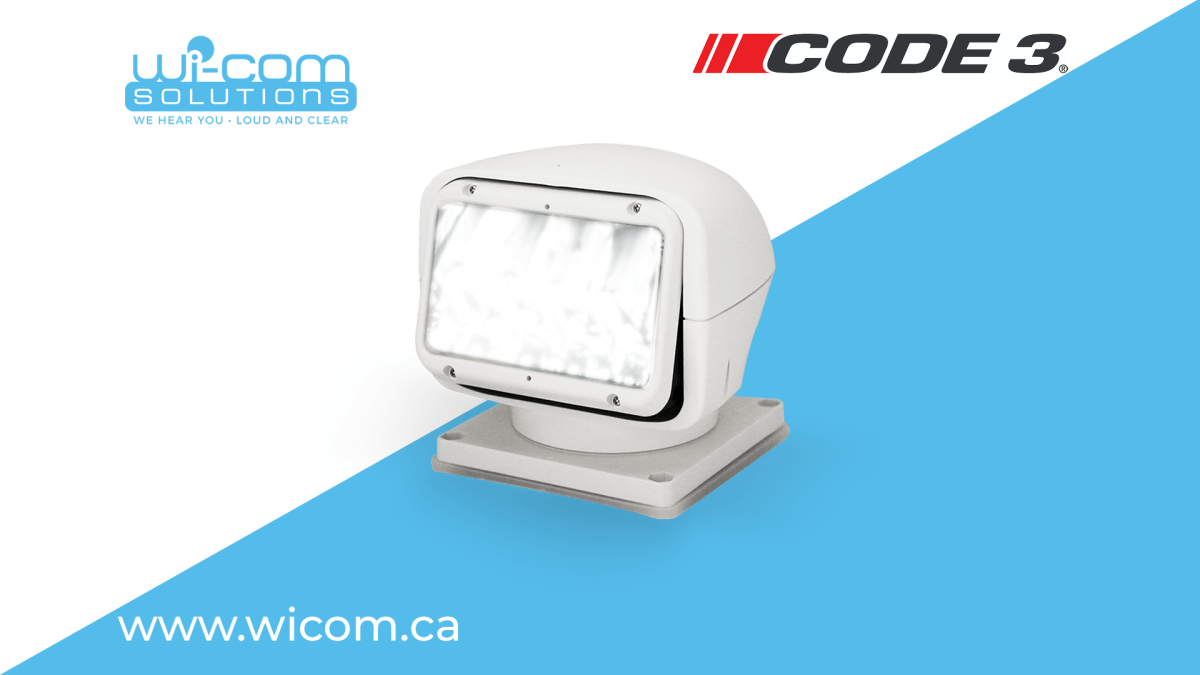 Code 3 Focus360 3010 Series Remote Spotlight Wi Com Solutions Inc