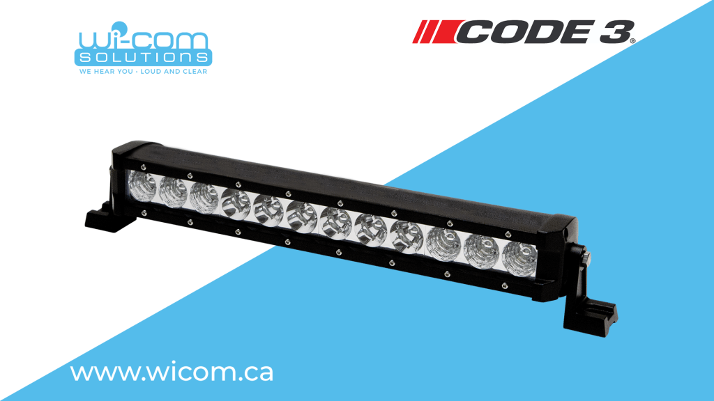 CODE 3 UTILITY BARS FLOOD / SPOT BEAM - Wi-Com Solutions Inc.