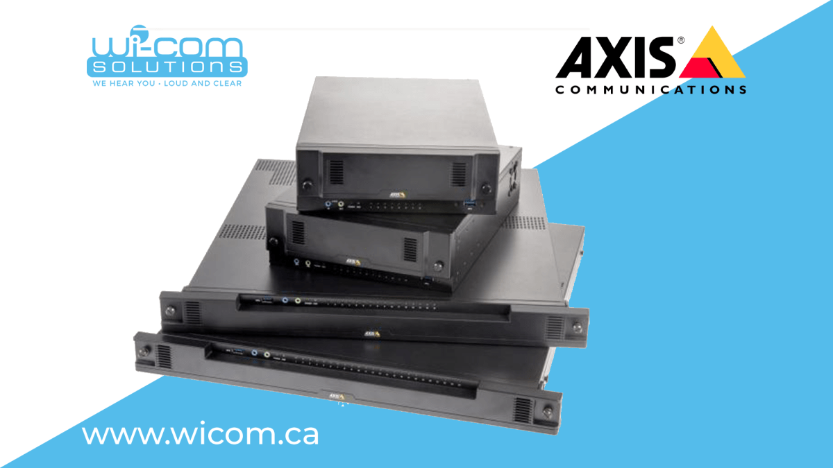 AXIS Camera Station S22 Appliance Series - Wi-Com Solutions Inc.