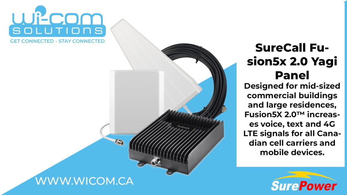 SureCall Fusion5x 2.0 Yagi Panel - Wi-Com Solutions Inc.
