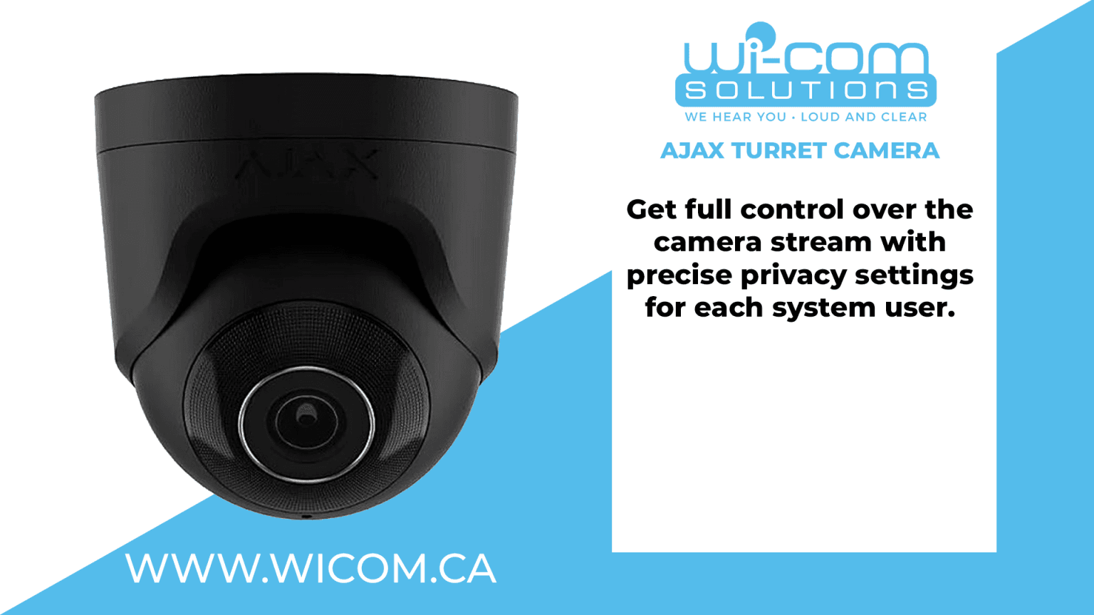 AJAX 5MP 4MM TURRET CAMERA